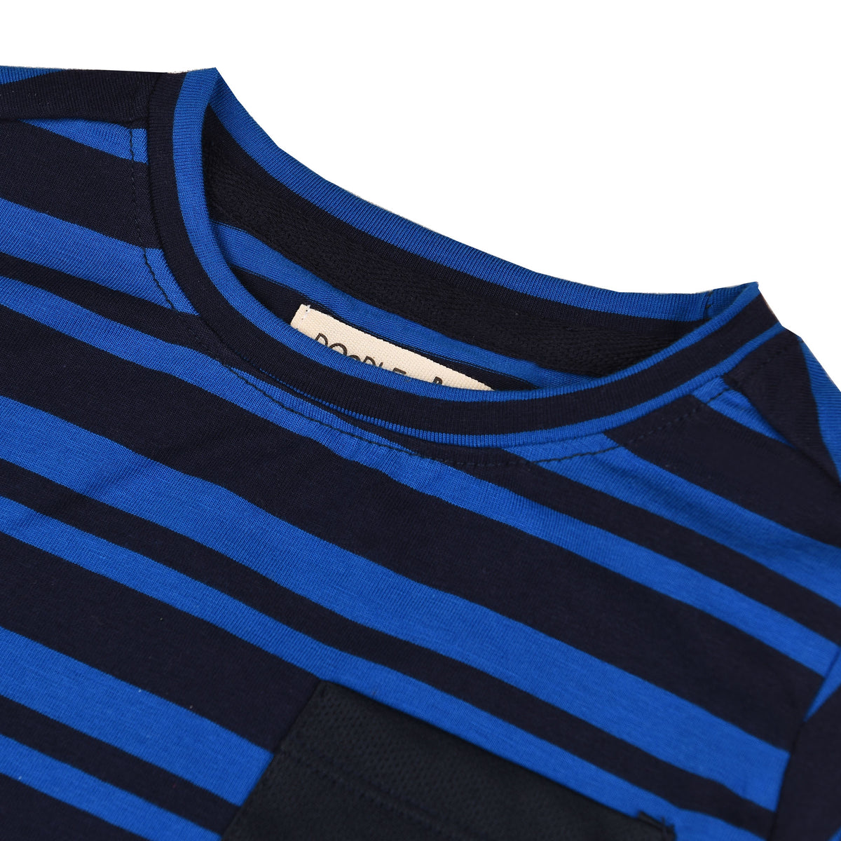 Blue & Black Lining Tee – Welovedoodle.com