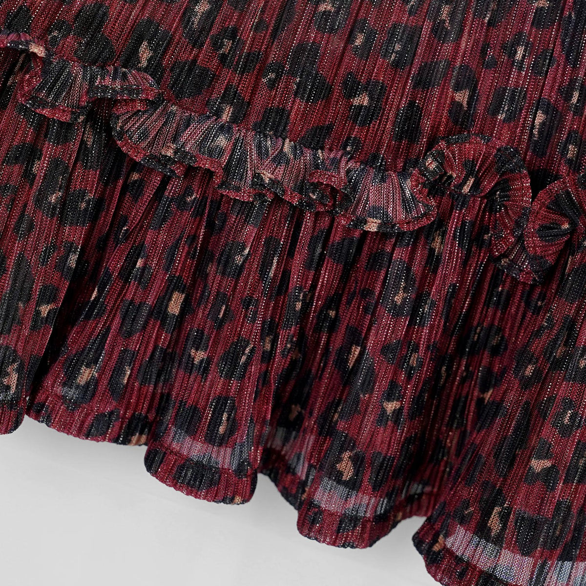 Mahroon & Black Round Yoke with Panel – Welovedoodle.com