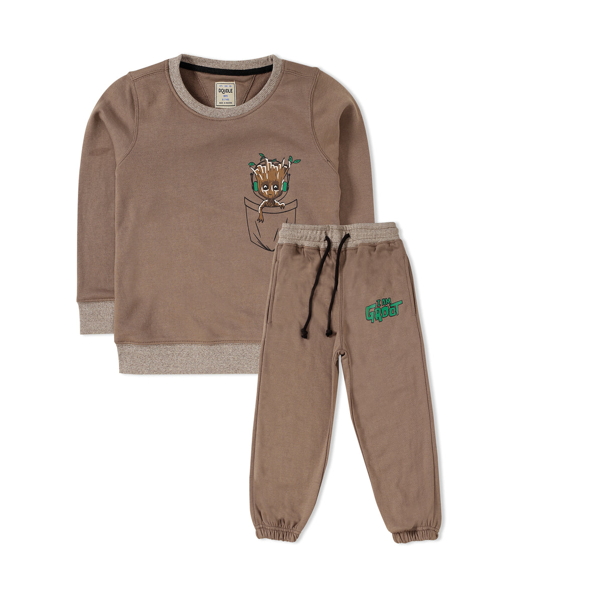 Rust Star War Graphic Sweatshirt and Trouser Set – Welovedoodle.com